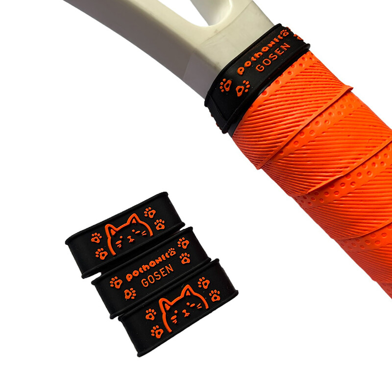 1Pc Cute Tennis Racket Handles's Silicone Anti-Slip Ring Overgrips ...