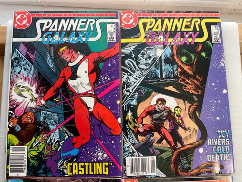 SPANNER'S GALAXY 1 2 3 4 5 6 FULL RUN LOT 6 NEWSSTAND COPPER AGE DC ...