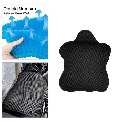 Motorcycle Comfort Gel Seat Cushion Universal Air Motorbike Pillow Pad ...