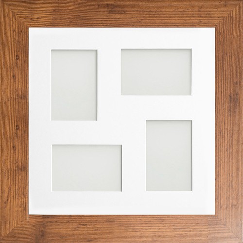 Rustic Multiple Photo Frames Watson with Multi Aperture Picture Collage ...