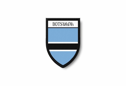 Patch Termocollant Edge Embroidered Flag Printed Botswana | eBay Australia