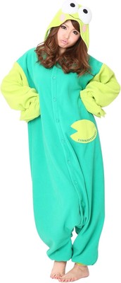 SAZAC Fleece Kigurumi Kero Kero Keroppi One Size SAN-431 Cosplay ...