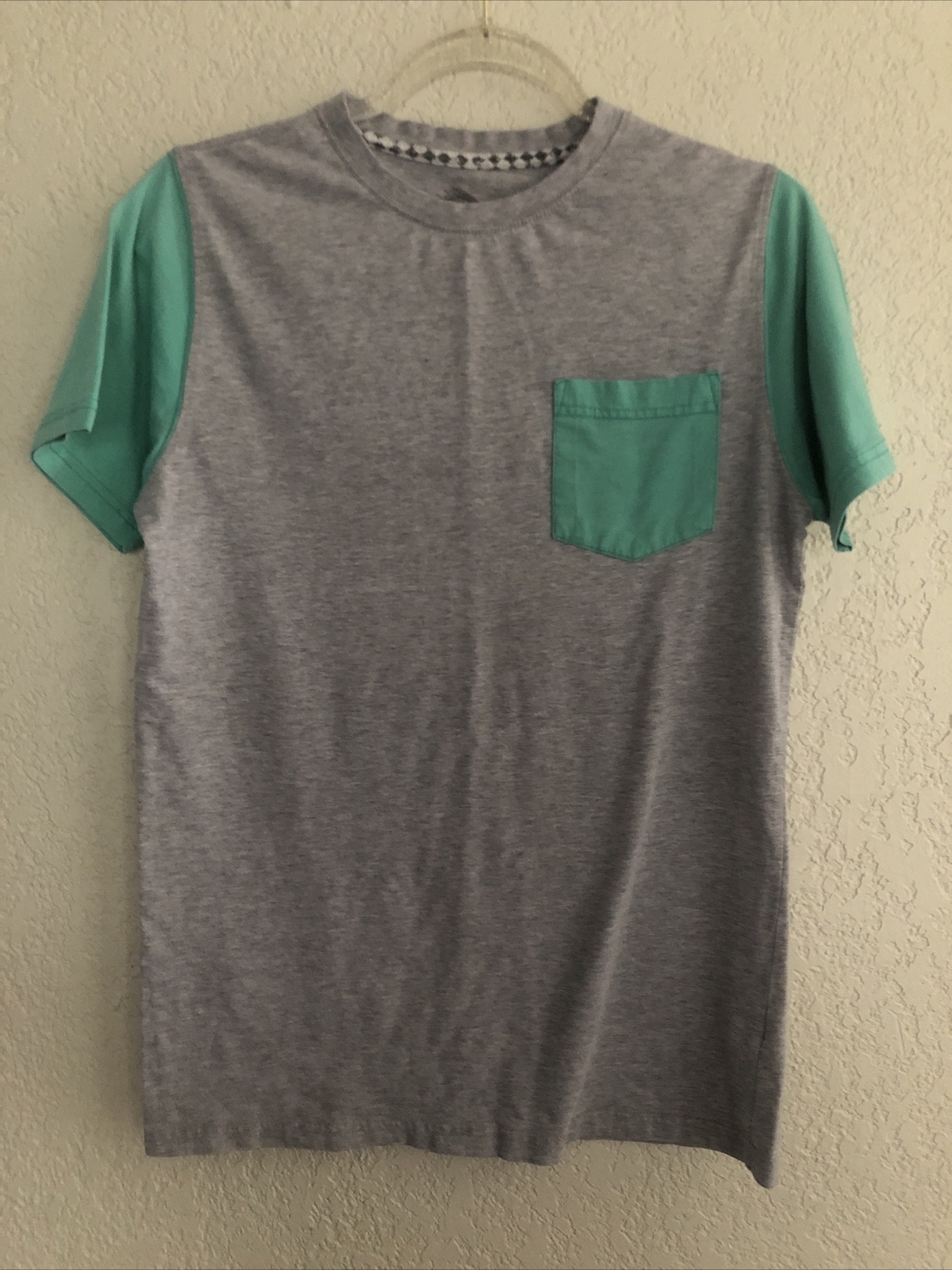 Fission Boy Medium Mens Colorblock gray mint green po… - Gem