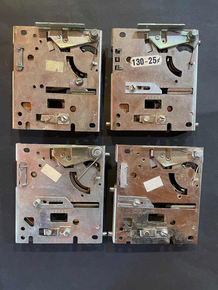 4 Coin Mech 25-Cent Pinball Coin Mechanisms | eBay