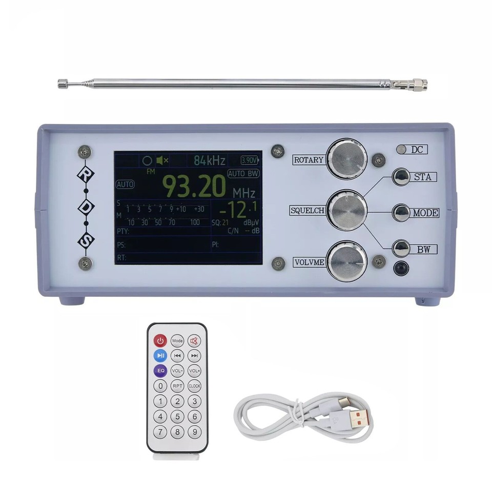 TEF6686 Desktop Radio Support DSP RDS AM FM LW MW SW Full Band Radio ...