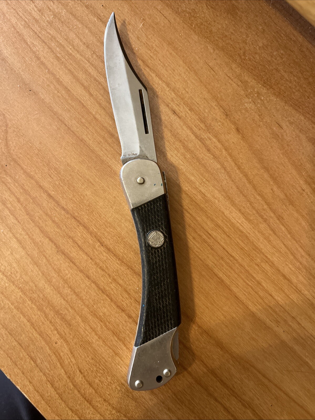 VINTAGE PUMA 465 PACKER FOLDING POCKET KNIFE SOLINGEN GERMANY #14081 | eBay