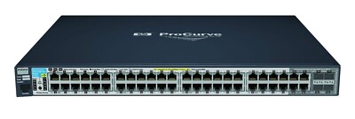 HP ProCurve J9148A 2910al-48G-PoE 48 Port + 4 SFP Port Ethernet Switch ...