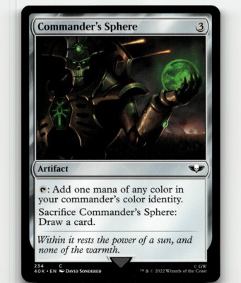 MTG Commander's Sphere 234 - Universes Beyond: Warhammer 40,000 | eBay
