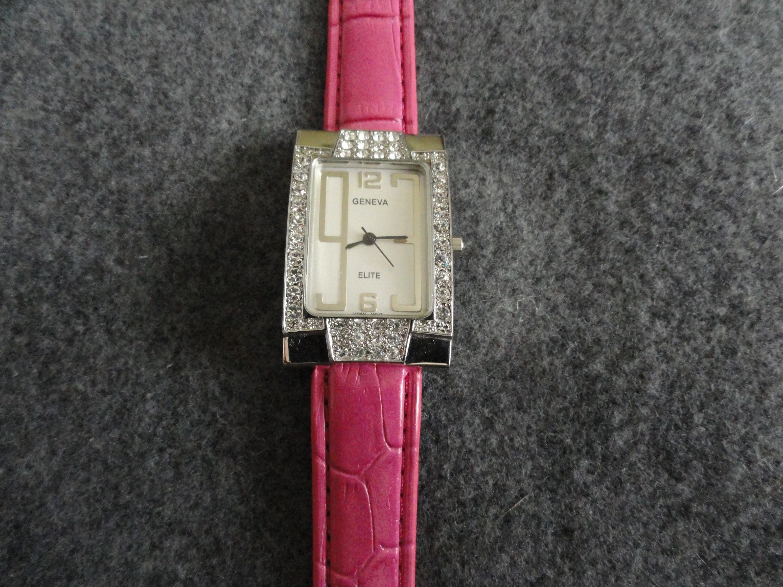 Pretty Ladies Geneva Elite Quartz Watch - Stainless Steel Back | eBay UK