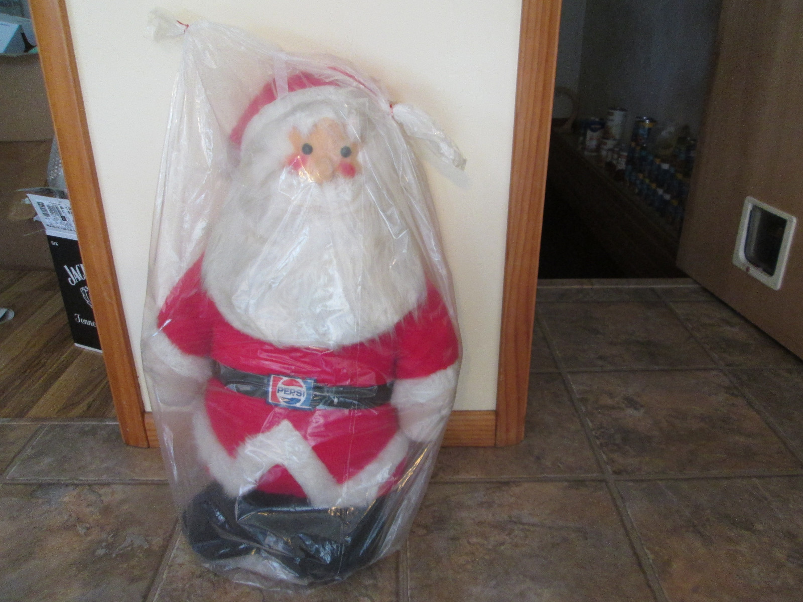 Pepsi Santa Claus Large Stuffed Figure 31" Store Display Rare Vintage ...