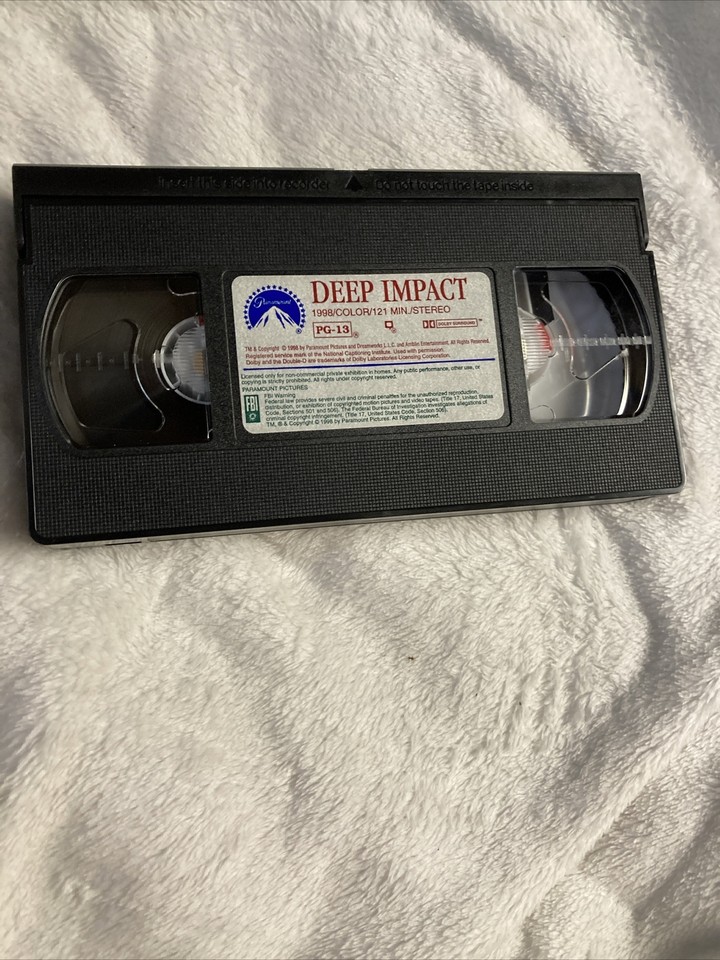 Deep Impact (VHS, 1998, Paramount Presentations) 97363308232 | eBay