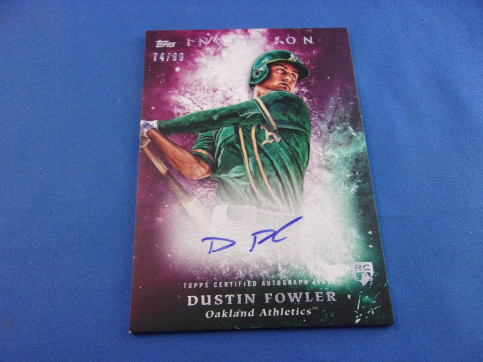 Topps Inception 2018 Rookie and Emerging Stars Autograph Dustin Fowler ...