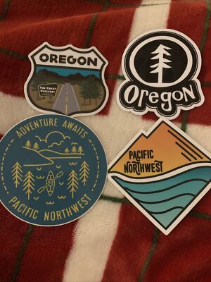 Assorted OREGON Pacific Northwest ** Stickers New Lot | eBay