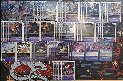 Digimon Card Game - Purple Ravemon Burst Mode Deck + 50 Extra Cards | eBay