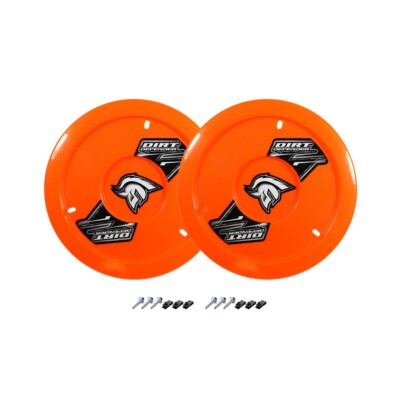 Dirt Defender 10060-2 Neon Orange Wheel Cover for Modifieds Late Models ...