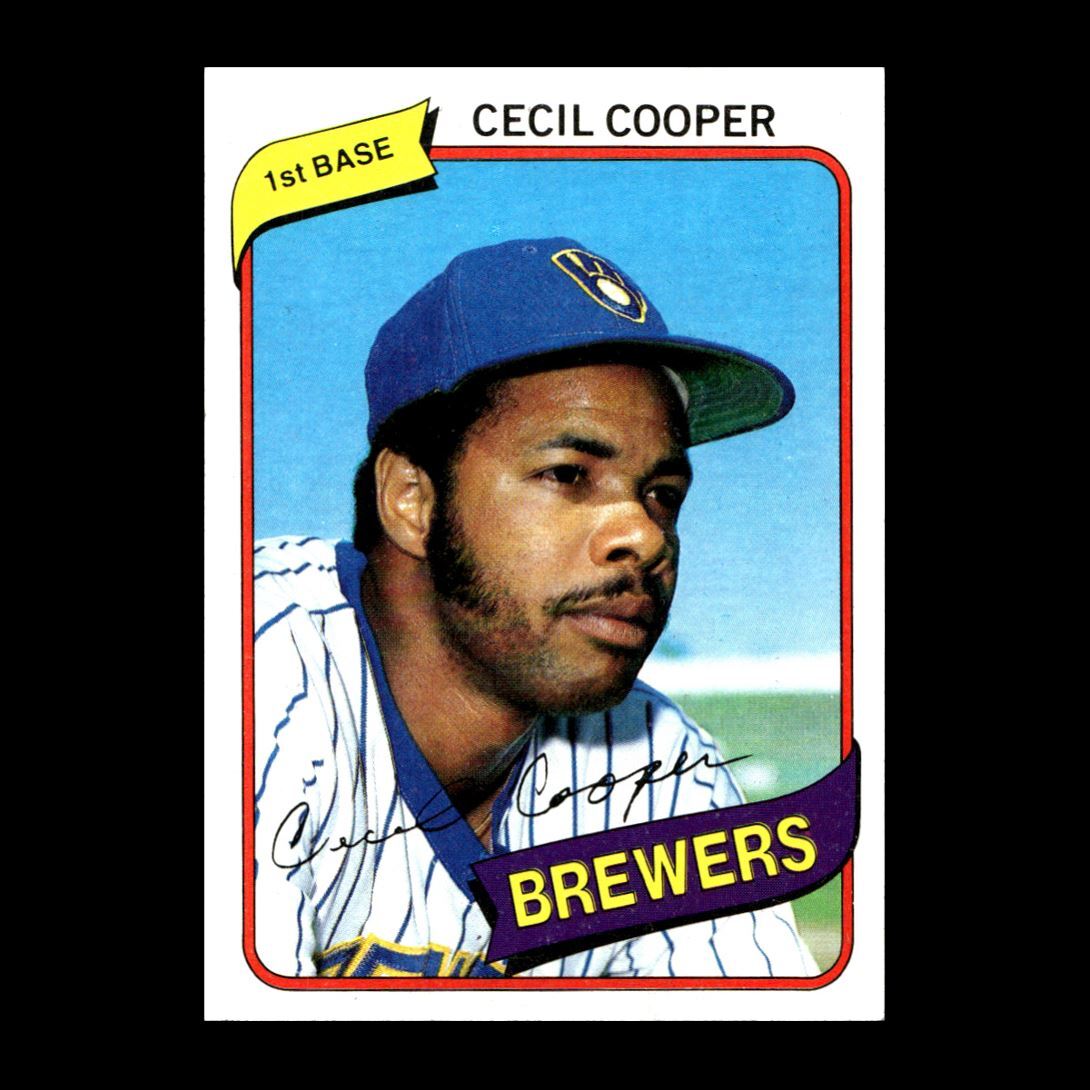 Cecil Cooper 1980 Topps Milwaukee Brewers #95 Set BreakGM 7 | eBay