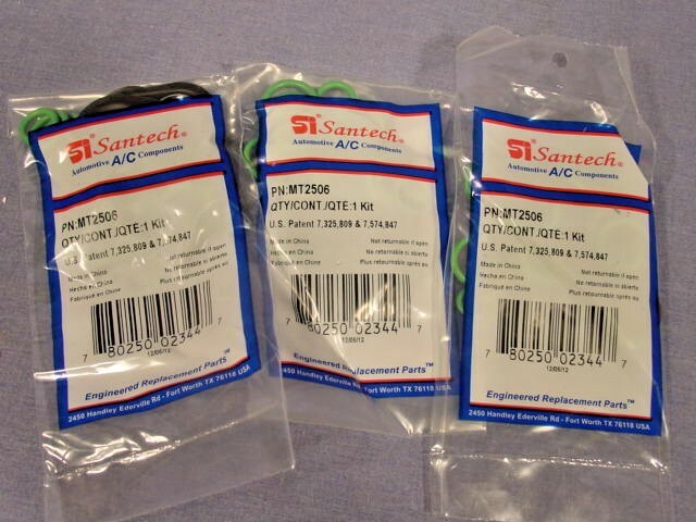 *Lot of 3 Santech Industries OR-10 MT2506 Rapid Seal A/C AC System ...