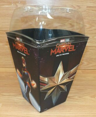 Marvel Studios Captain Marvel 2019 Movie Promo Popcorn Bucket & Lid ...