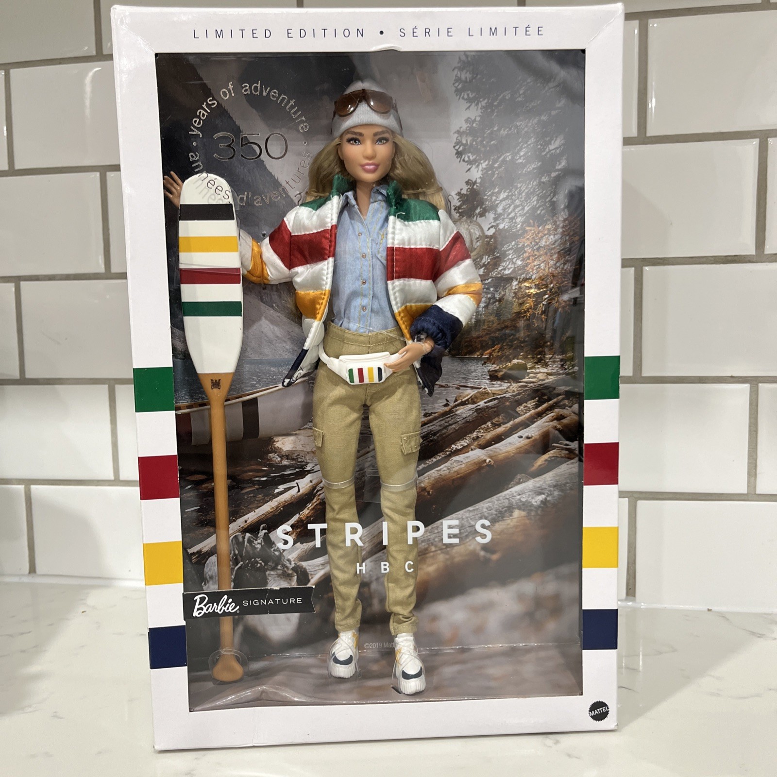 Hudson's Bay HBC Stripes 350th Anniversary Barbie Doll for sale online ...
