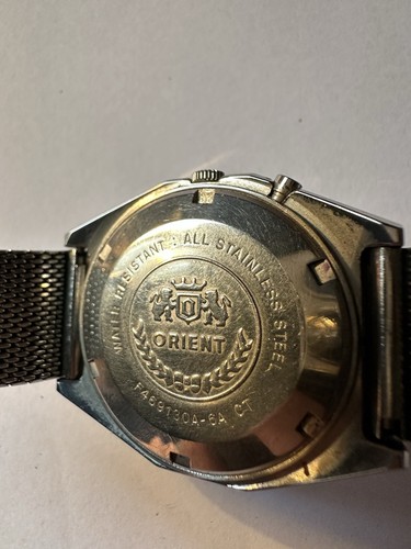 Vintage Orient Automatic Crystal 21 Jewels Day/Date Working Original Strap | eBay