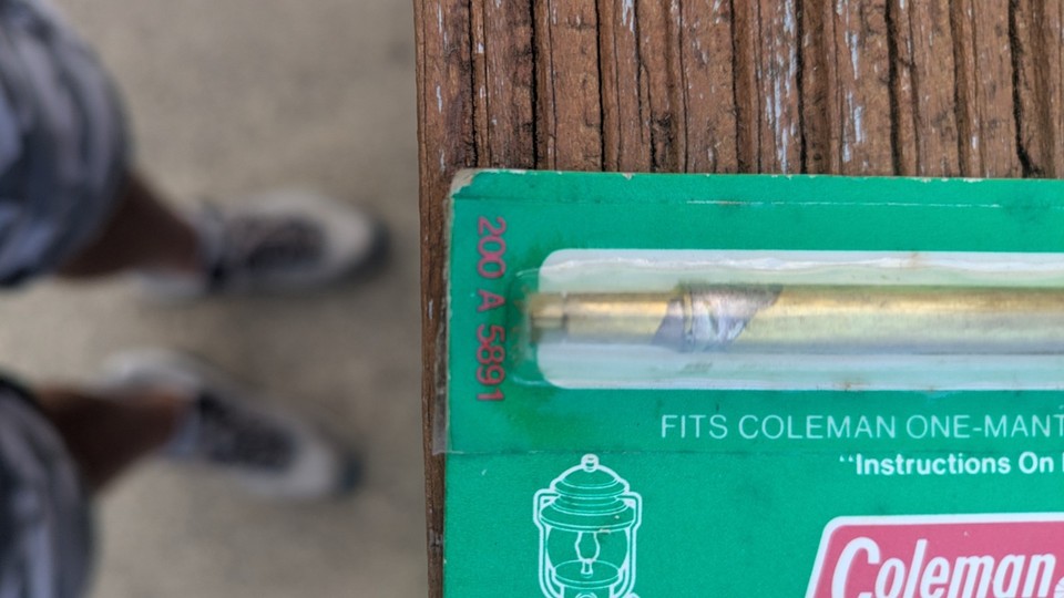 Vintage Coleman Lantern Generator For One Mantle 200 Part # 200 A 5891 ...