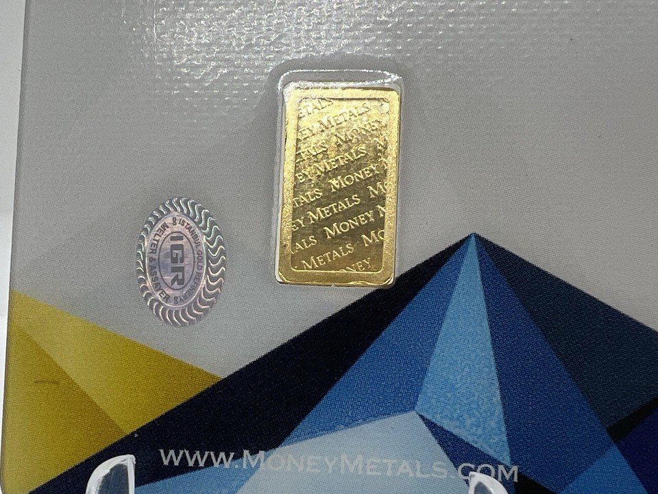 Money Metals 1 gram Gold Bar in Plastic Assay Card #4435011 | eBay