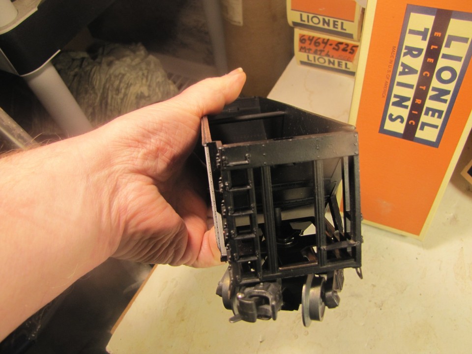 Lionel 6436-1 Lehigh Valley Quad Hopper, Black, refurbished, repo box ...