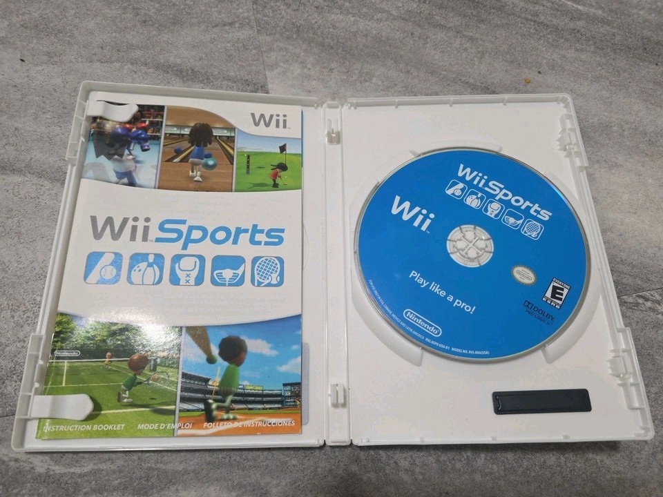 Wii Sports (Nintendo Wii, 2006) Comeplete With Case W/ Manual Tested | eBay