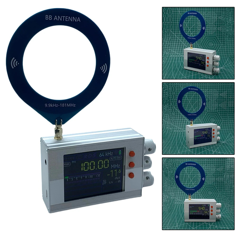 TEF6686 Full-Band FM/AM/Short Wave HF/LW Radio Receiver Ring + Loop BB ...