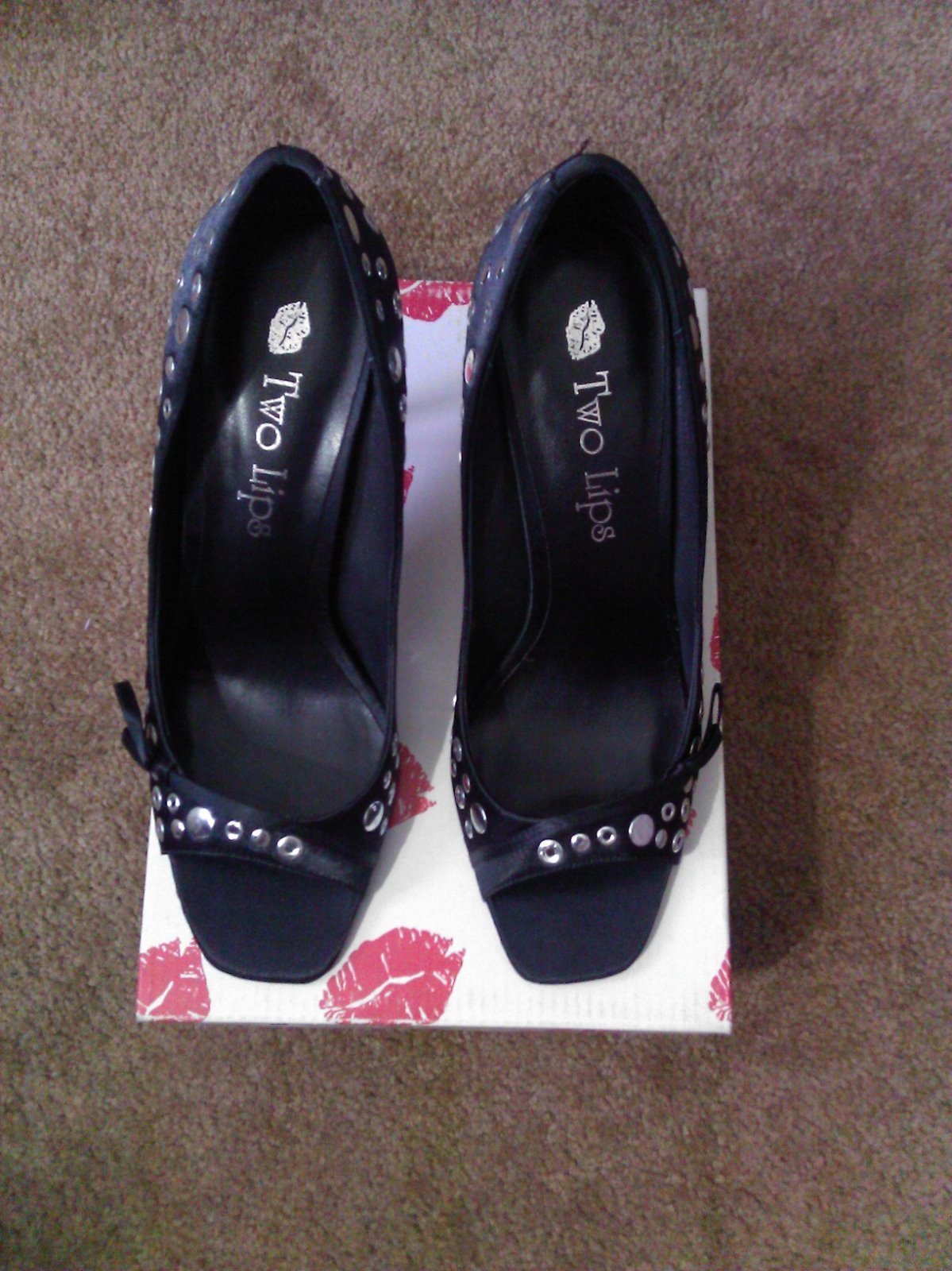 Two Lips Shoes Disco Black US Women's Size 9M Peep-Toe Pumps | eBay