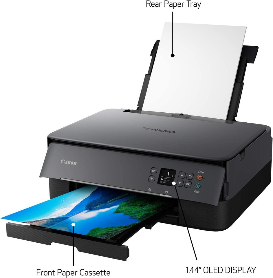 Canon PIXMA TS6420 Wireless Inkjet Printer - Black *INK NOT INCLUDED ...