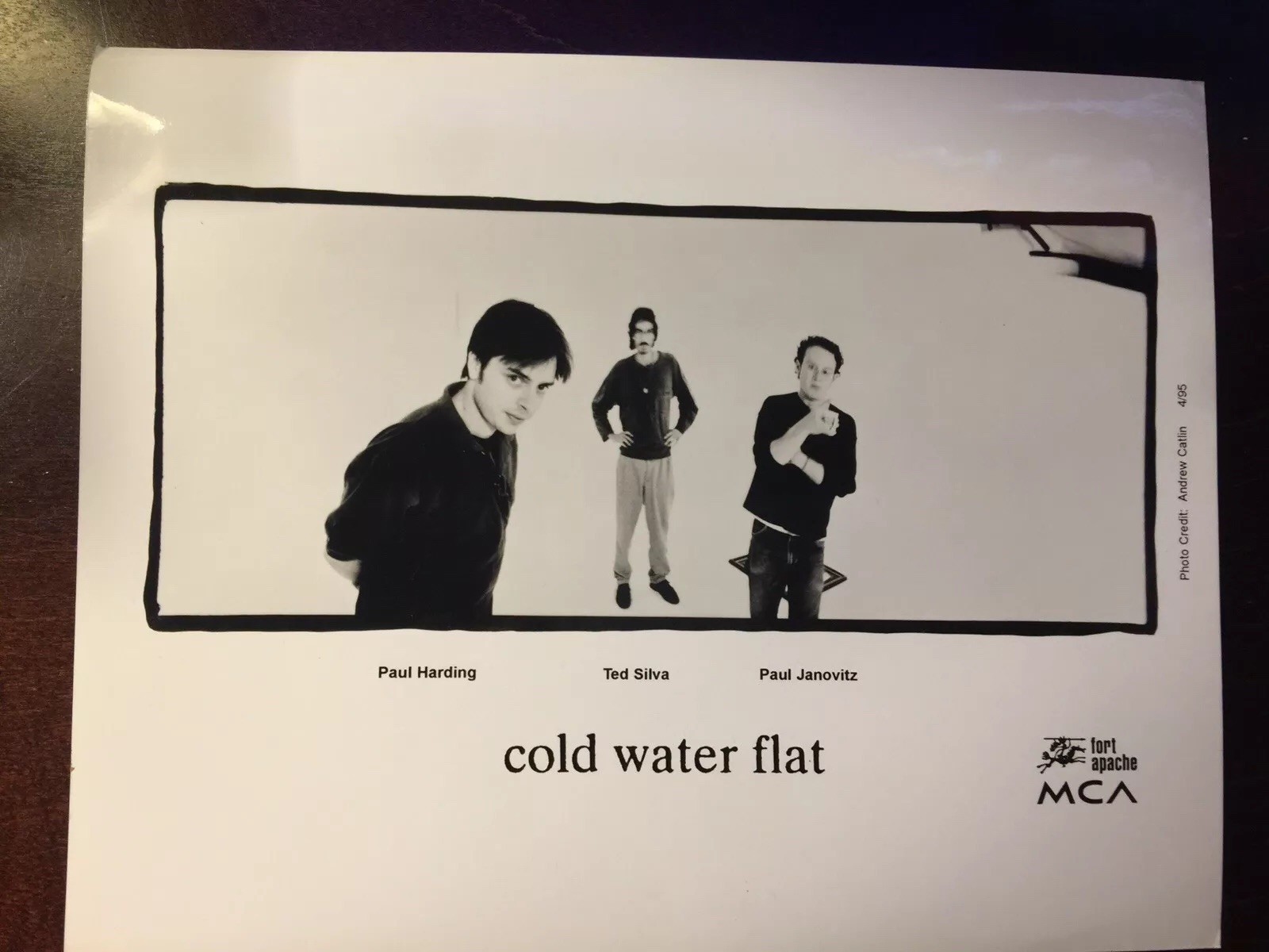 Cold Water Flat Music Group Rare 10x8 VNTG Press Photo | eBay