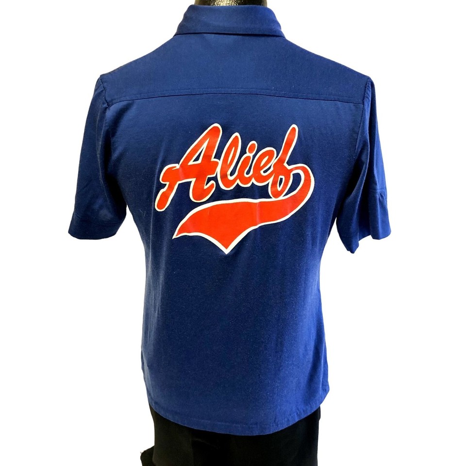 Vtg 70 80's Tonix Blue Polo HOUSTON Alief Athletics Football MANAGER 50 ...