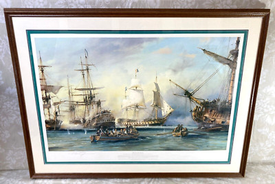 Robert Taylor The Battle of the Nile Admiral Horatio Nelson Framed ...