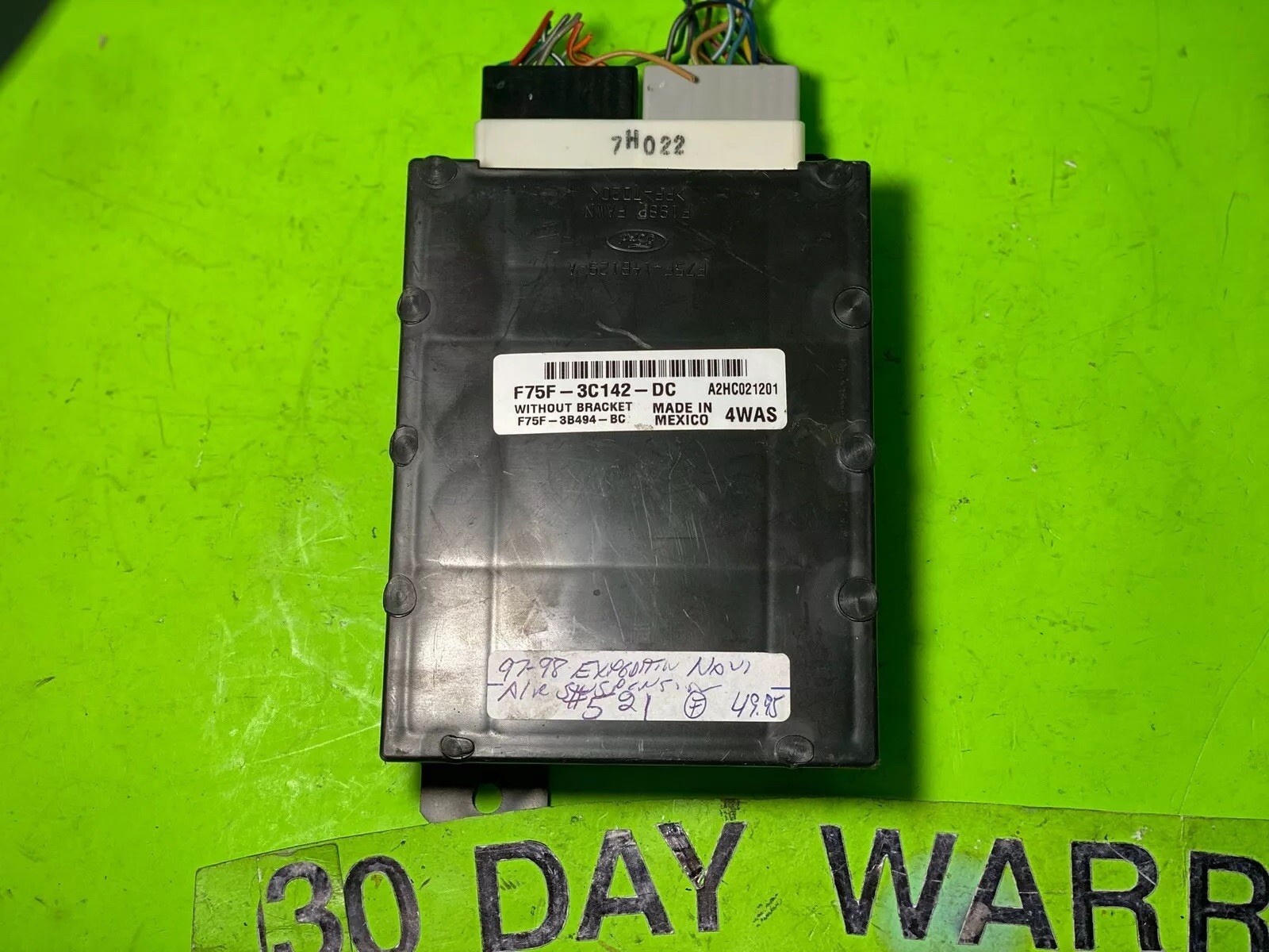 F75F-3C142-DC 97-98 NAVIGATOR/EXPEDITION AIR SUSPENSION CONTROL MODULE ...