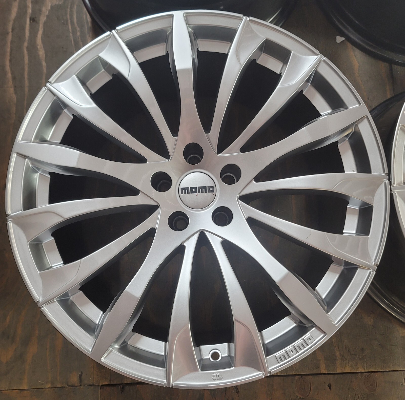 4 Custom 20 inch Wheels Rims 5X115 Staggered Silver Chrysler 300 RWD | eBay
