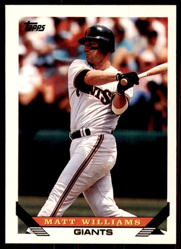 1993 Topps Matt Williams Baseball Cards #225 | eBay