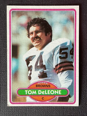 Tom DeLeone 1980 Topps Football Card #129 - Cleveland Browns NM | eBay