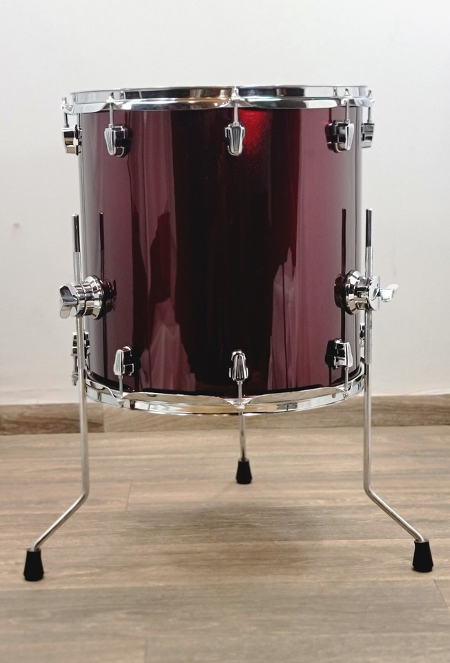 Ludwig Element 16" Floor Tom -Burgundy / Red Wine | eBay