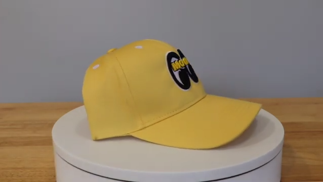 Men's Mooneyes Yellow Cotton Low Crown Hat Embroidered Moon Logo CMJD03 ...