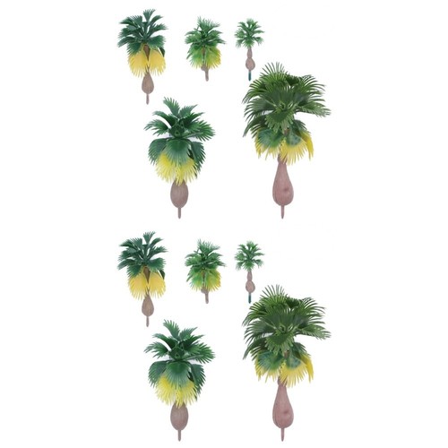 2 Count Tropical Palm Model Scale Train Sets Green Scenery | eBay
