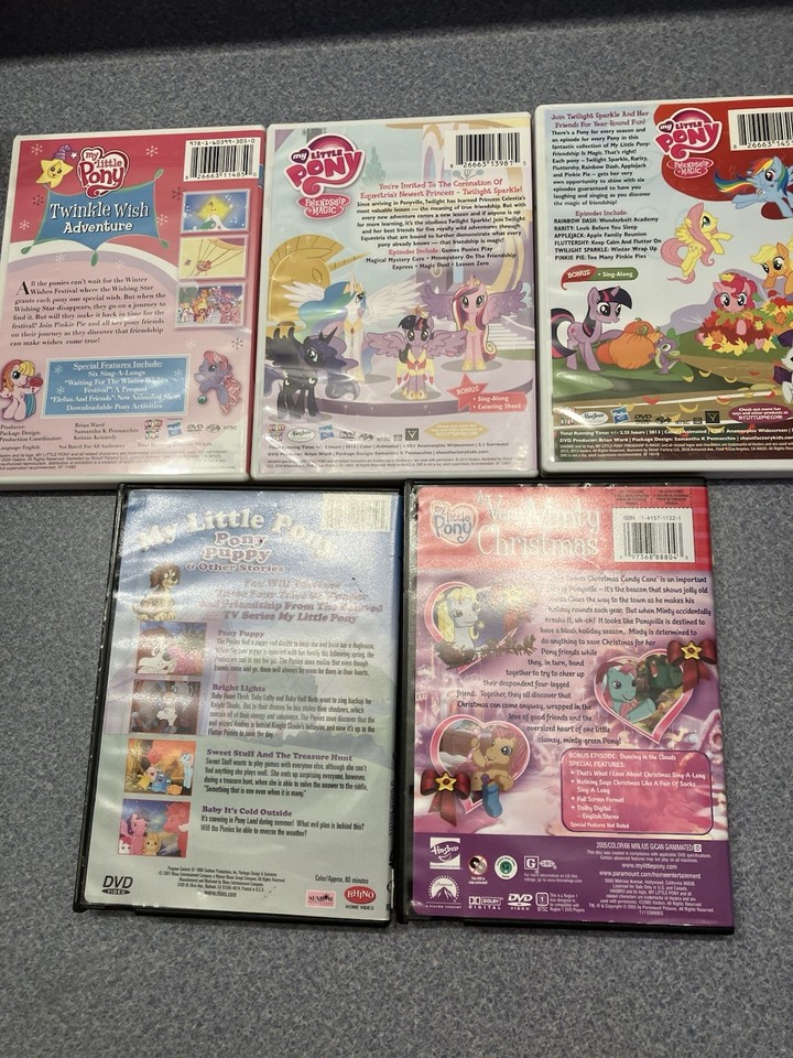 DVD My Little Pony Set Of 5 | eBay