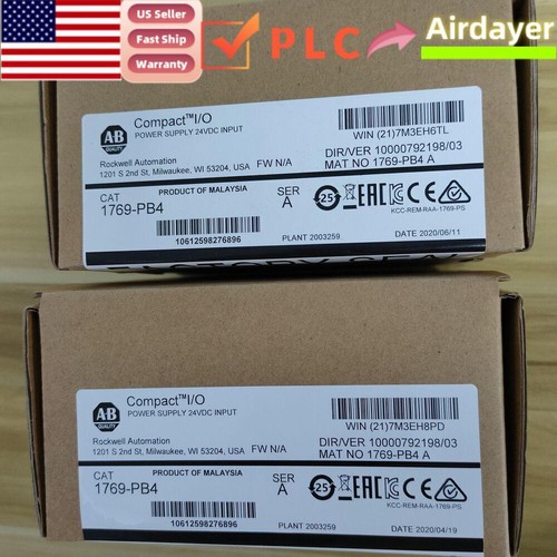 Allen-Bradley 1769-PB4 CompactLogix Power Supply 1769PB4 New Sealed US ...