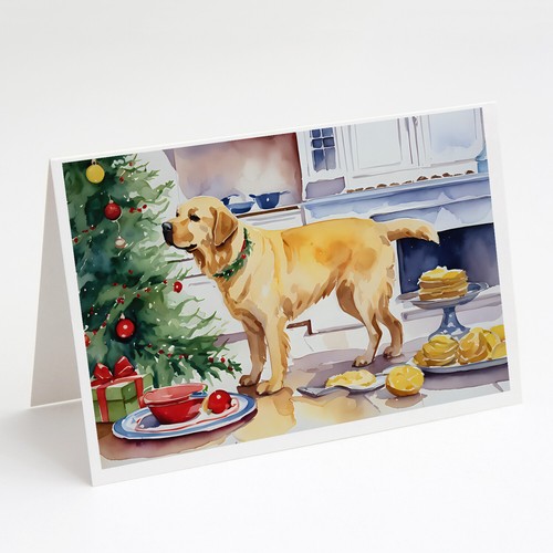 Yellow Labrador Retriever Christmas Cookies Cards Envelopes Pk 8 ...