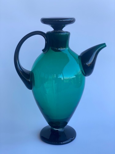 Handblown Blenko #573 Juniper Cocktail Pitcher (1957 Wayne Husted) | eBay