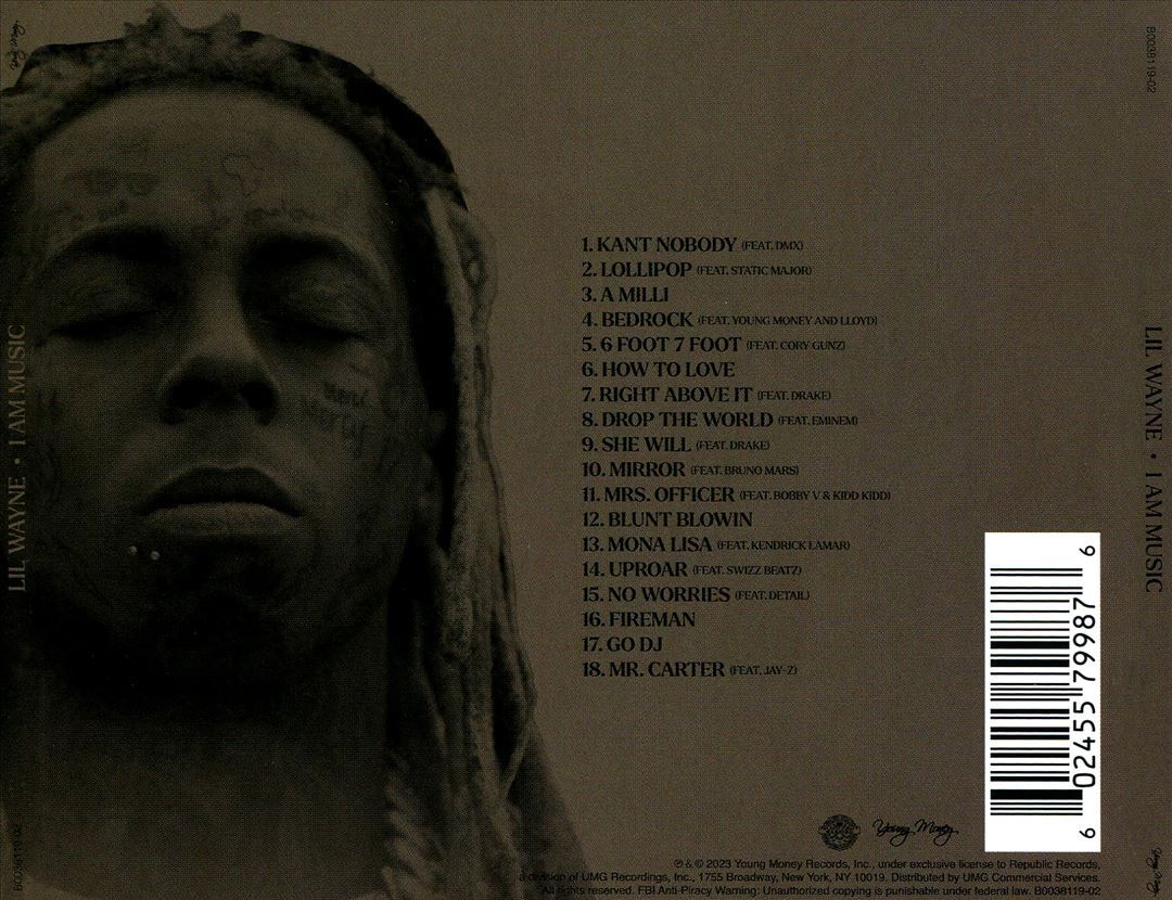 LIL WAYNE I AM MUSIC NEW CD 602455799876| eBay