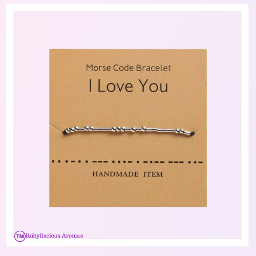 Morse Code Secret Message I Love You Friendship Couple Bracelet Gift ...
