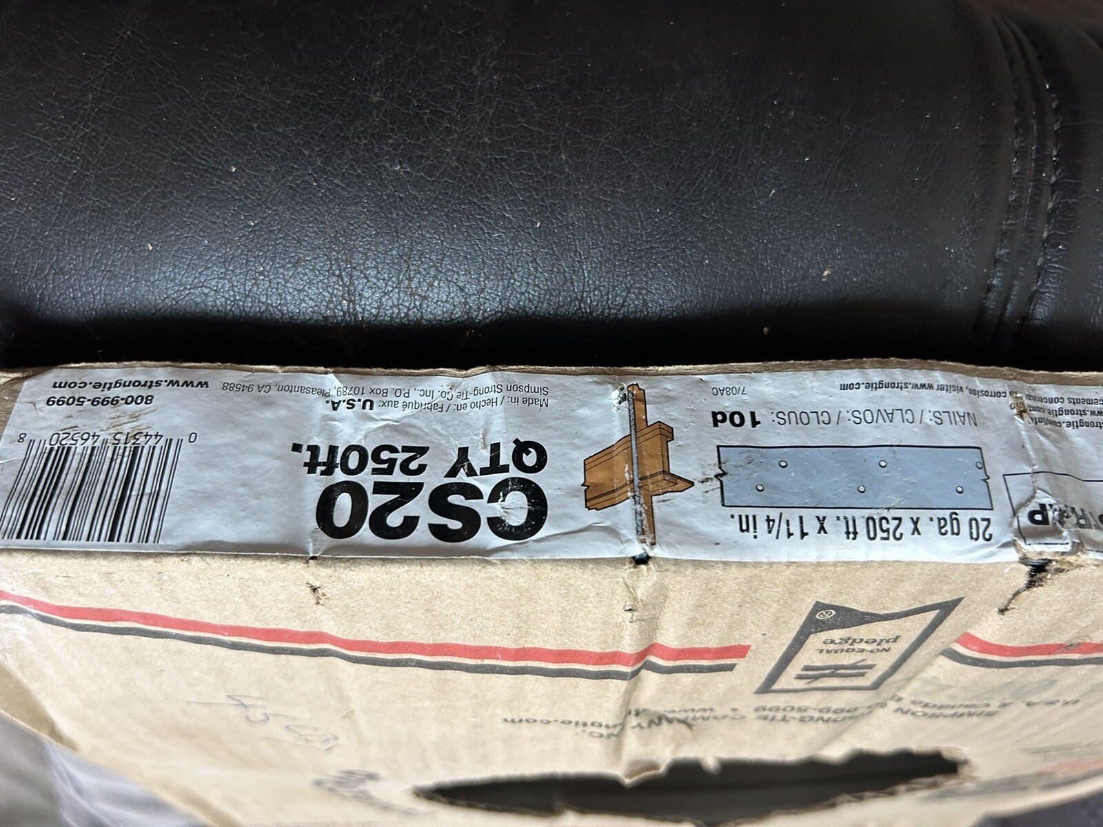 Simpson Strong-Tie CS20 259ft Coiled Strap - Silver for sale online | eBay