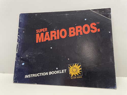 Super Mario Bros. NES instruction manual | eBay