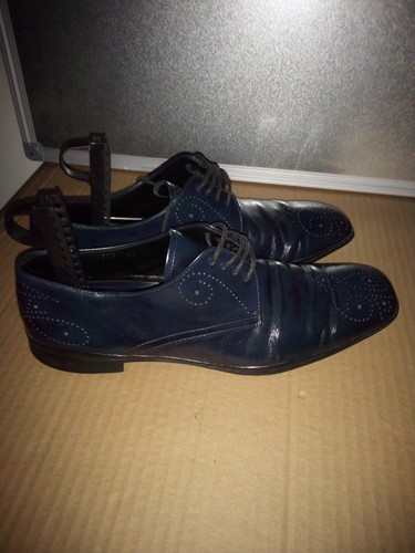 Men's Blue Prada Wingtip Shoes (See size description below and PRADA ...